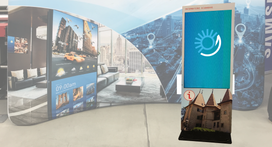 Totem d'information numérique communes